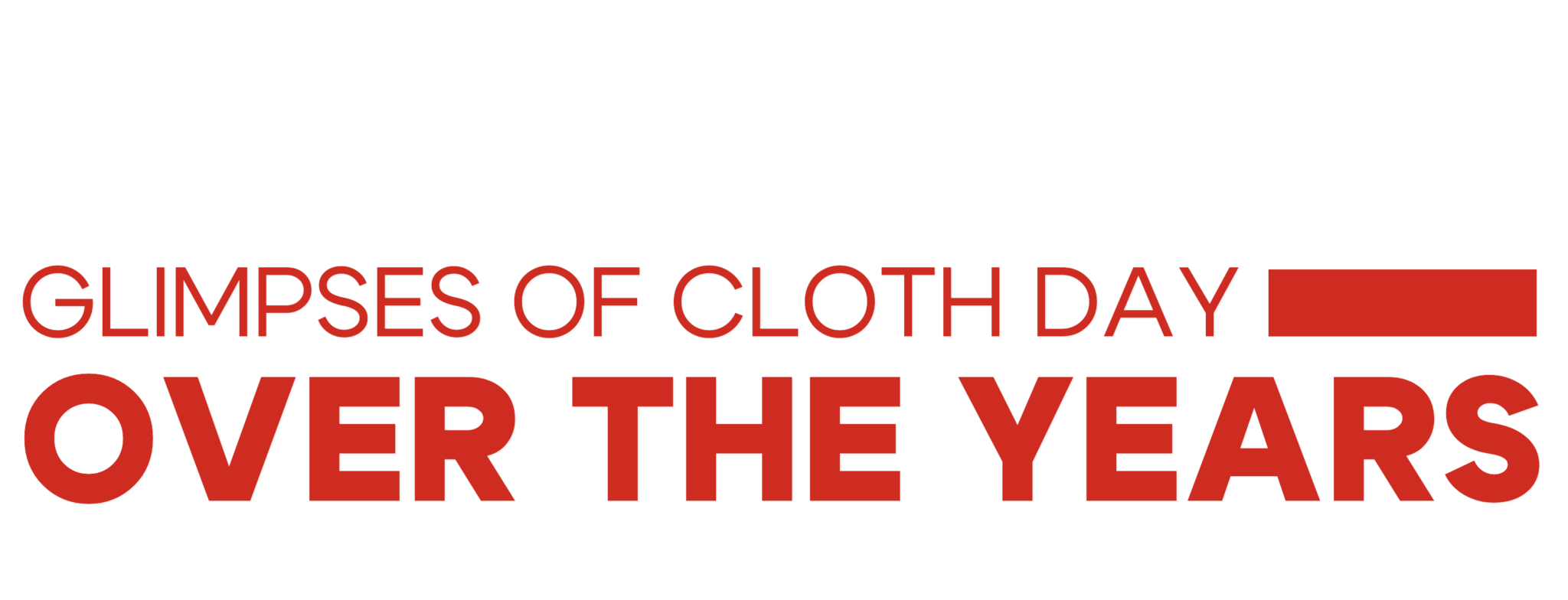 I Am a Piece of Cloth I can be More | Goonj’s Cloth Day 18'th Feb